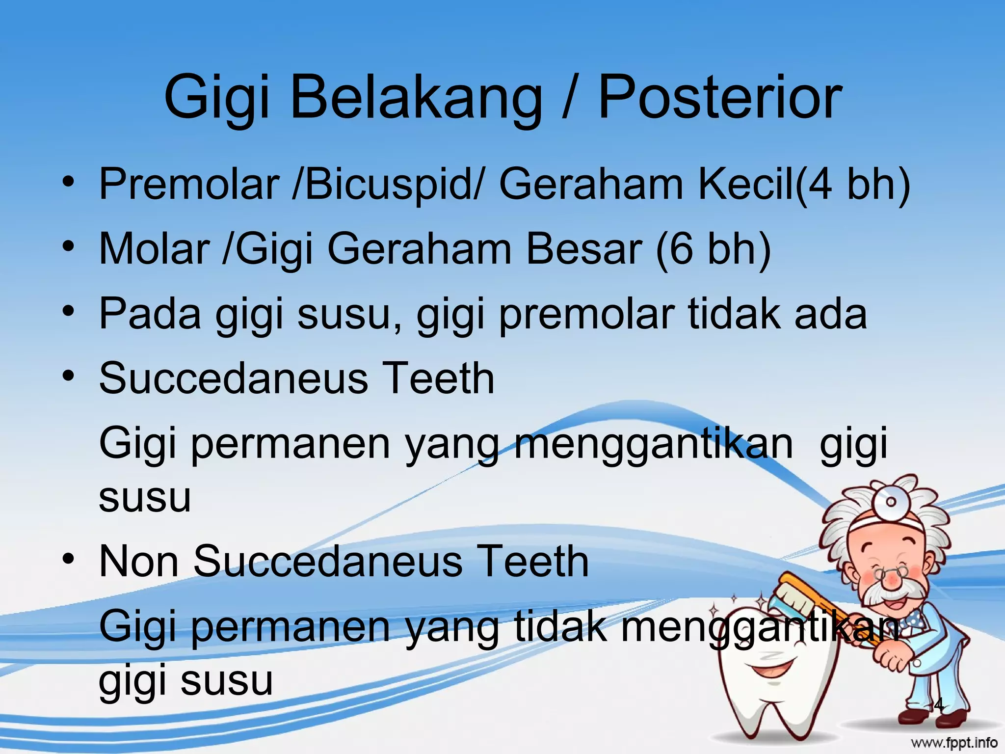 Taxonomi dan Nomenklatur Gigi | PPT