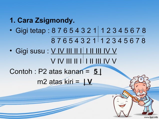 Taxonomi dan Nomenklatur Gigi | PPT