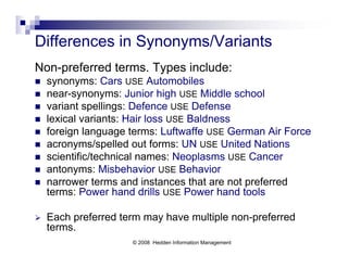 Taxonomies for Human vs Auto-Indexing | PDF