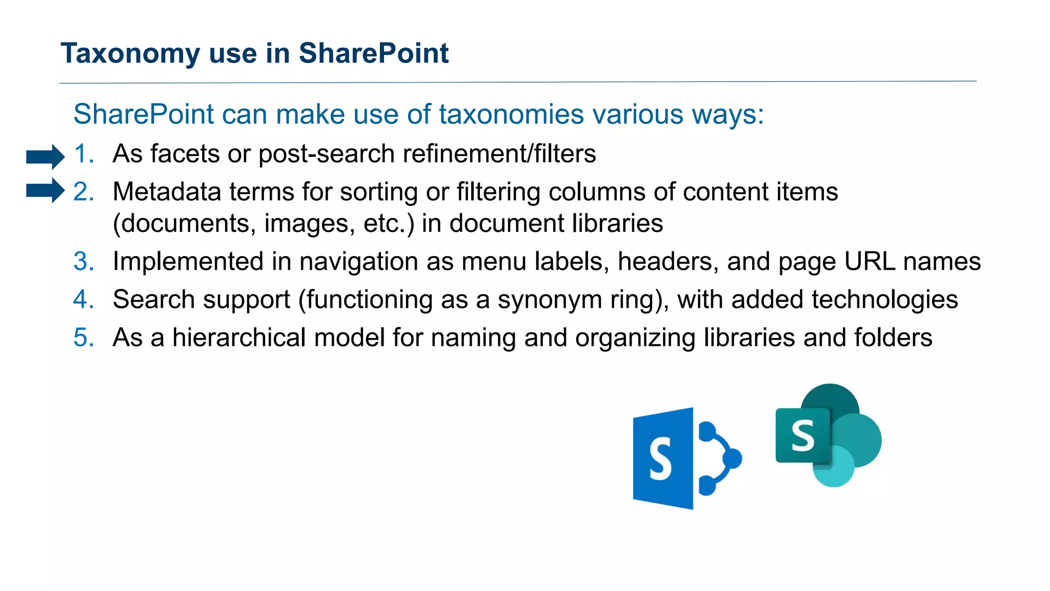 Taxonomy Design for SharePoint | PDF