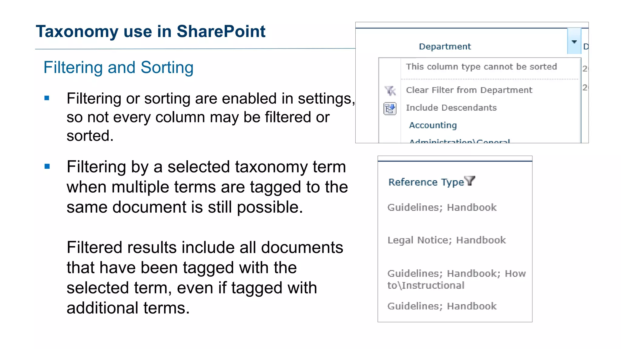 Taxonomy Design for SharePoint | PDF
