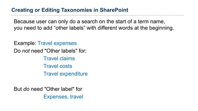 Taxonomy Design for SharePoint | PDF