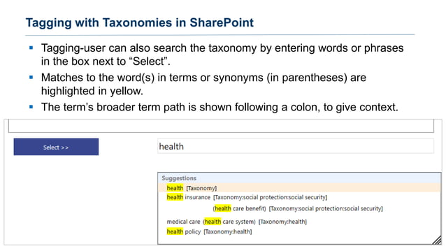 Taxonomy Design for SharePoint | PDF