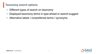 Taxonomies in Support of Search | PDF | Search | Internet