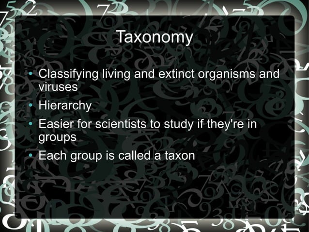 Taxonomy | PPT