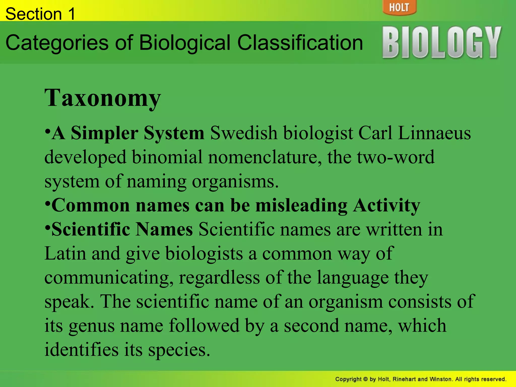 Taxonomy | PPT