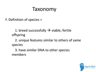 Taxonomy | PPT