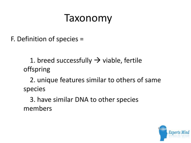 Taxonomy | PPT