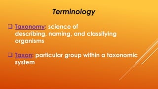 Taxonomy | PPTX
