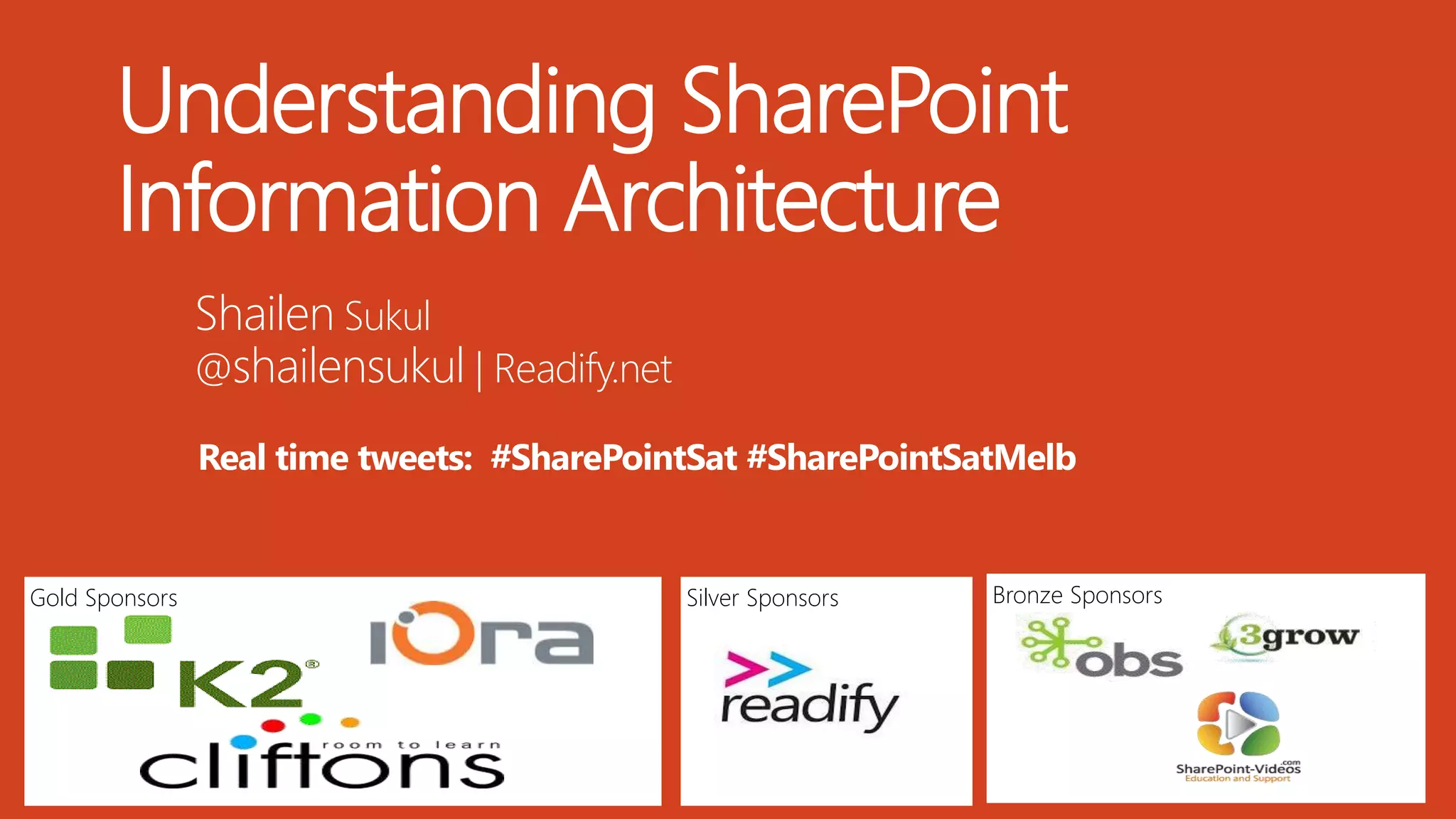 Understanding SharePoint Information Architecture | PPT