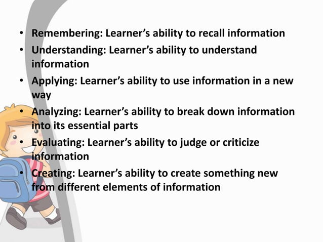 Bloom's Taxonomy of Cognitive Domain | PPTX | Educational Assessment ...