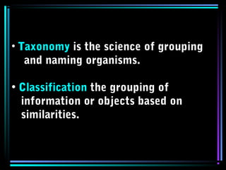 Taxonomy | PPT