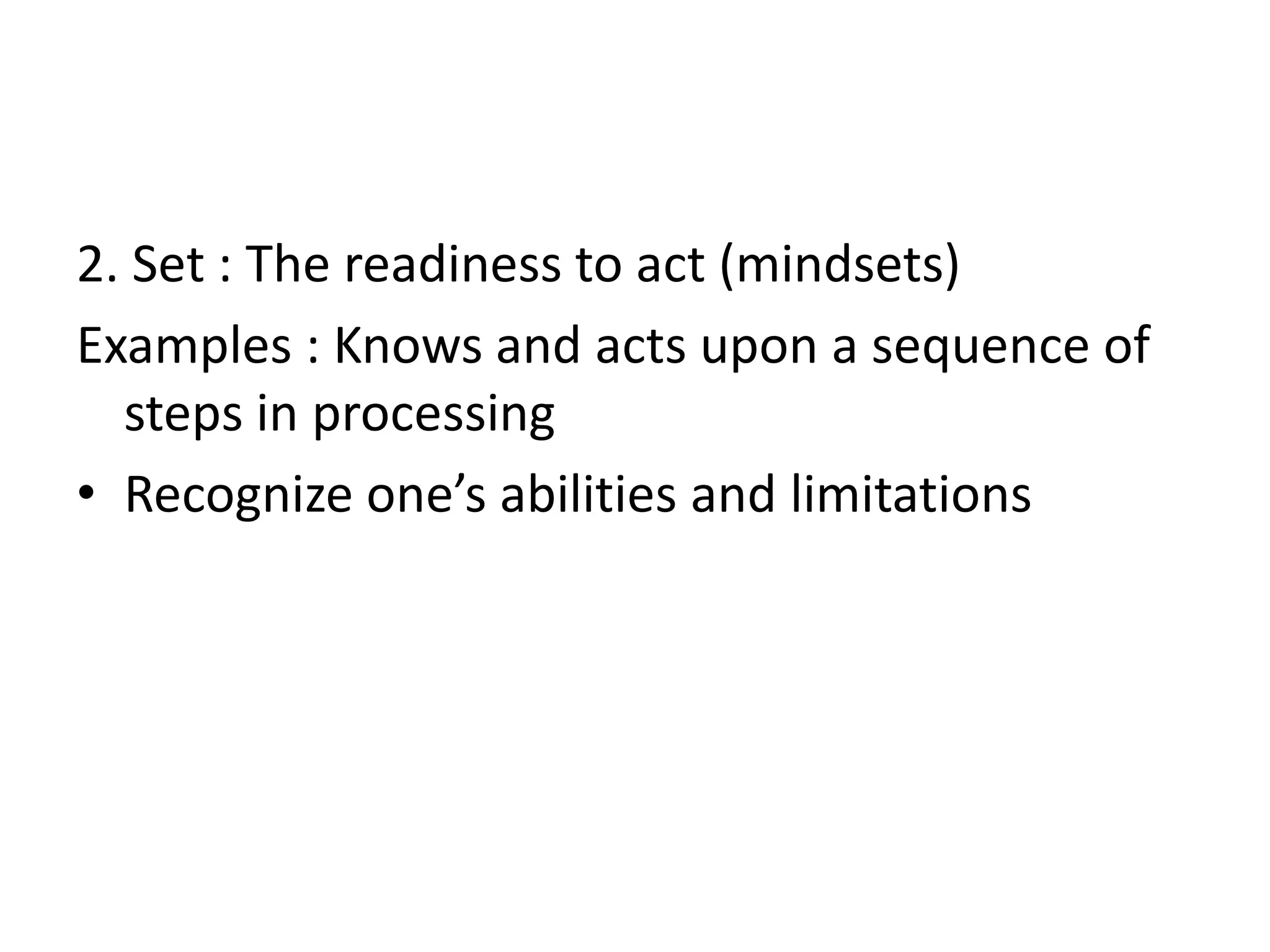 Assessing KSA: The Learning Taxonomy | PPTX