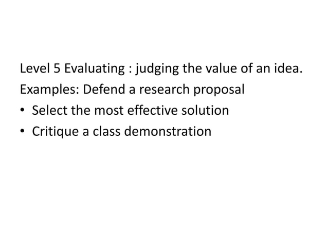 Assessing KSA: The Learning Taxonomy | PPTX | Education