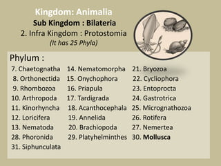 Taxonomy of Living and Non Living Organism :A brief Discussion | PPTX ...