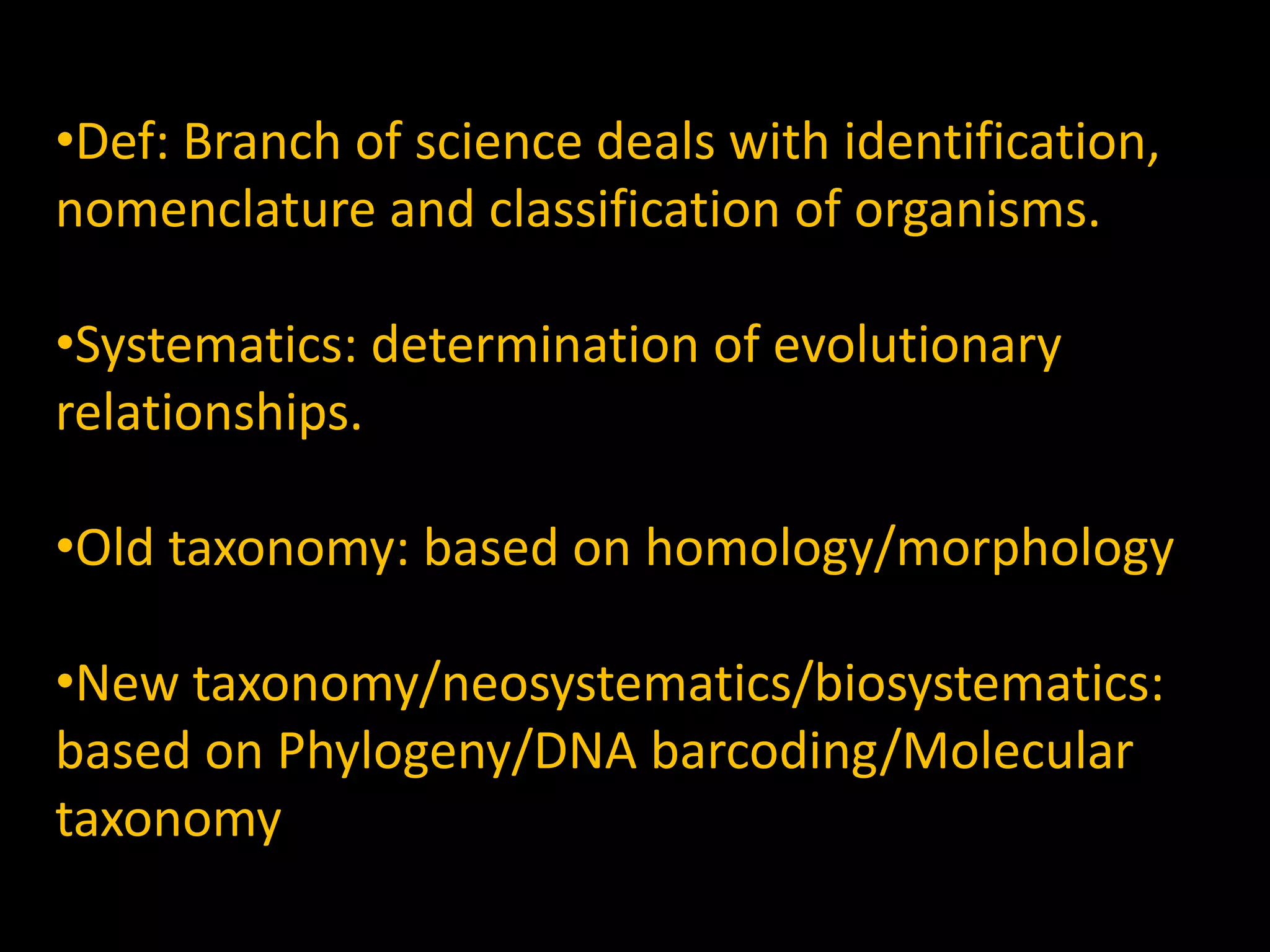 Taxonomy | PPTX