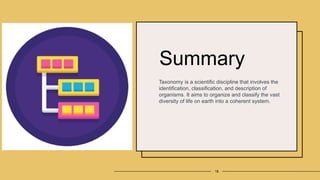 Taxonomy.pptx | Biological Sciences | Science