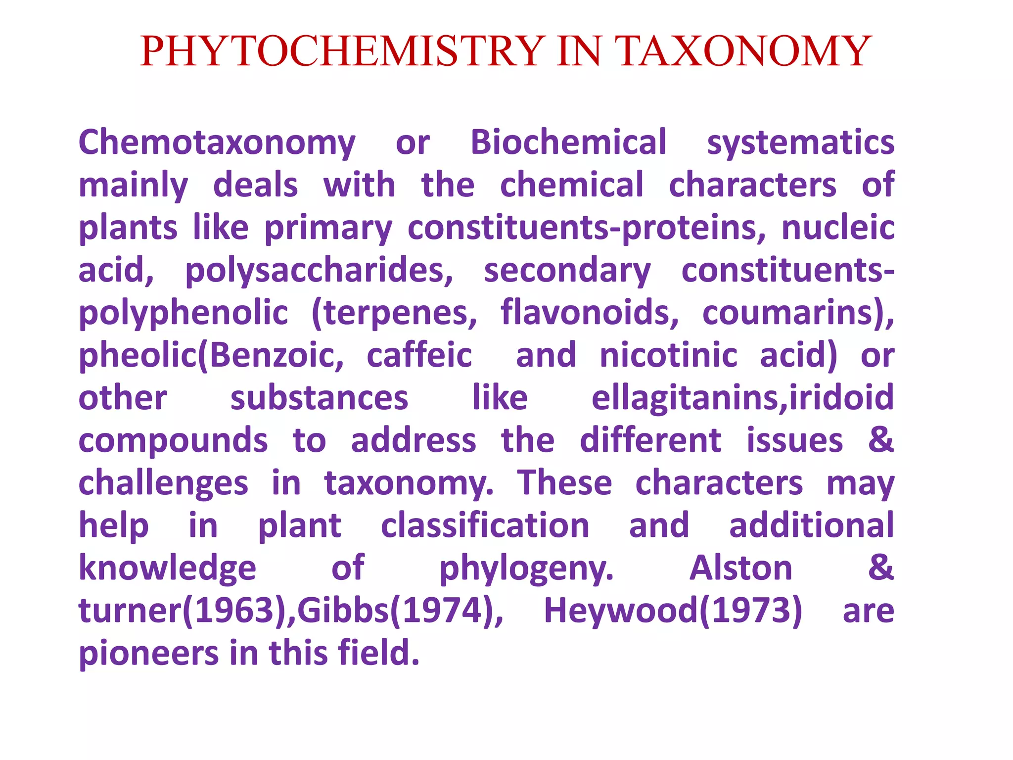 Taxonomy a synthetic science | PDF
