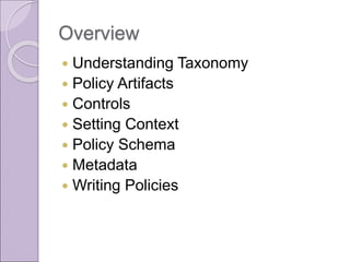 Taxonomy-based Security Policies | PPT