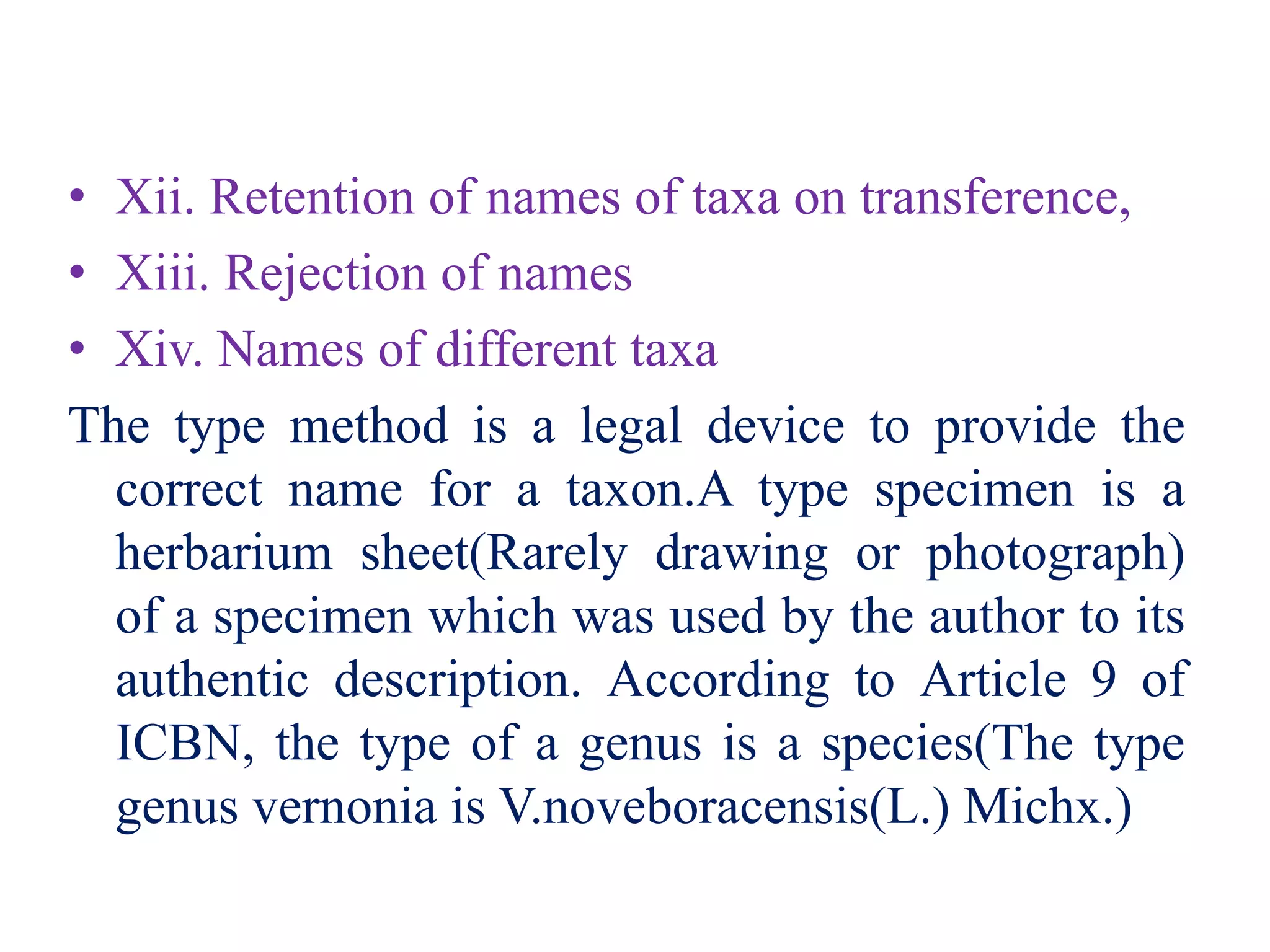 Taxonomy Type Concept Pdf