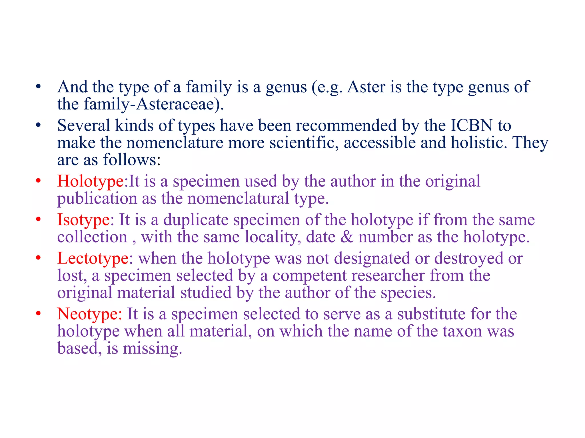 Taxonomy type concept | PDF