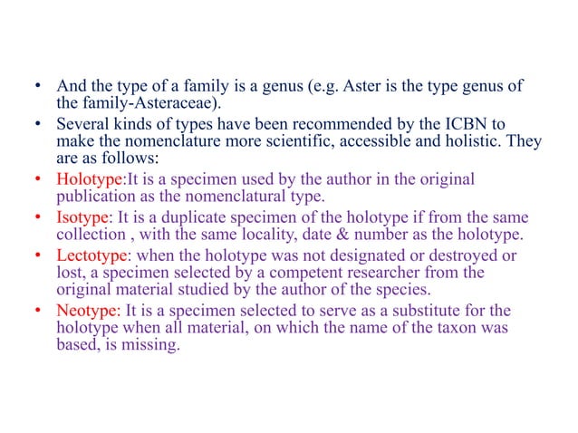 Taxonomy type concept | PDF | Biological Sciences | Science