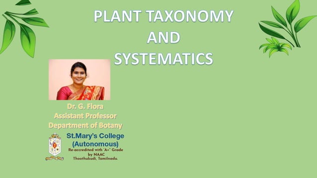 Taxonomy and Systematics.pptx