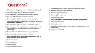 Taxonomy and Systematics.pptx
