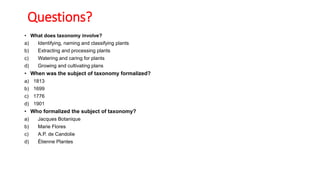 Taxonomy and Systematics.pptx