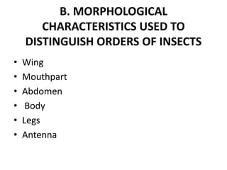 TAXONOMY and Systematics of diffrent insects in environment. pptx | PPTX