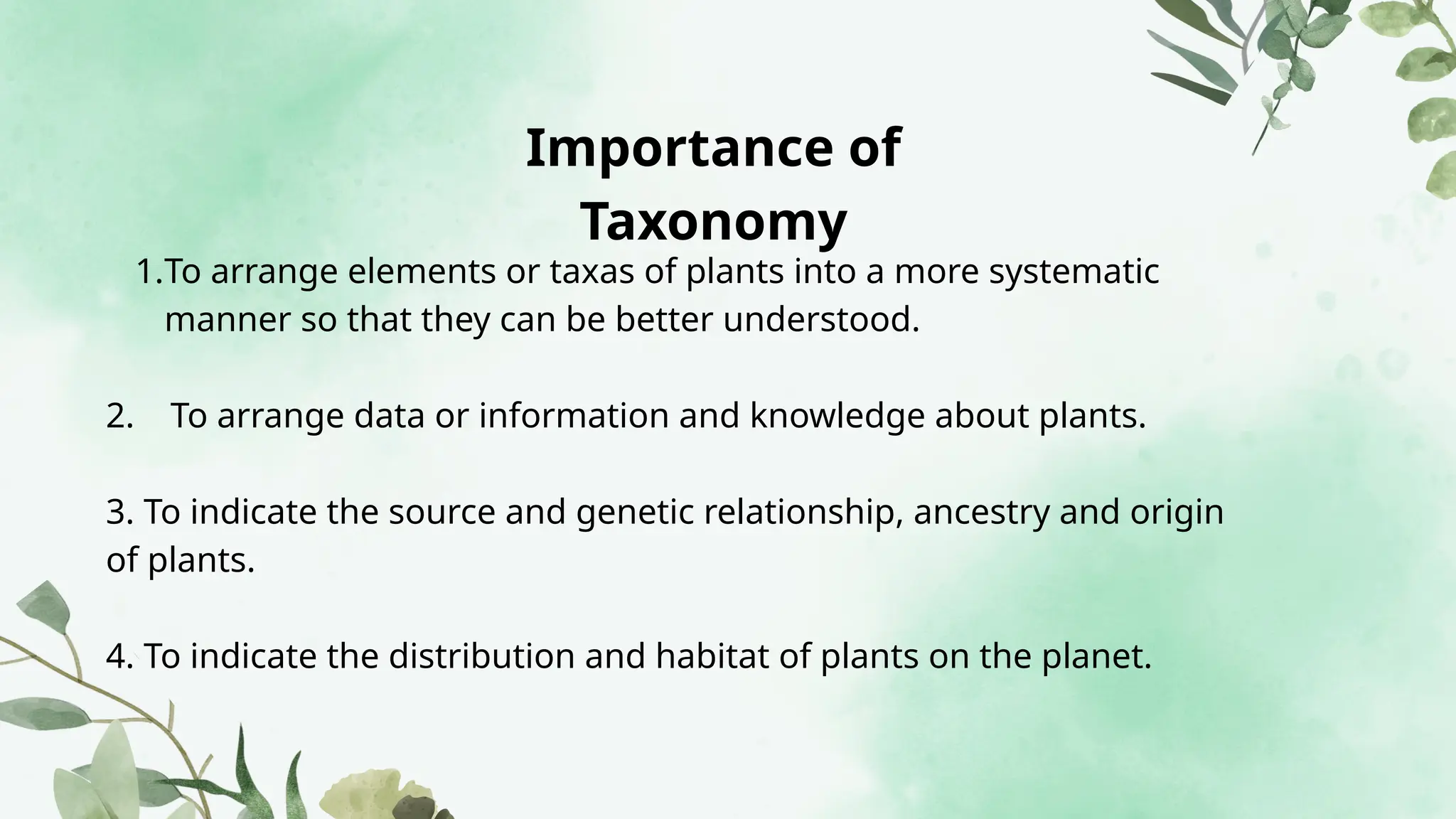 Classifying organisms by traits taxonomy. | PPTX