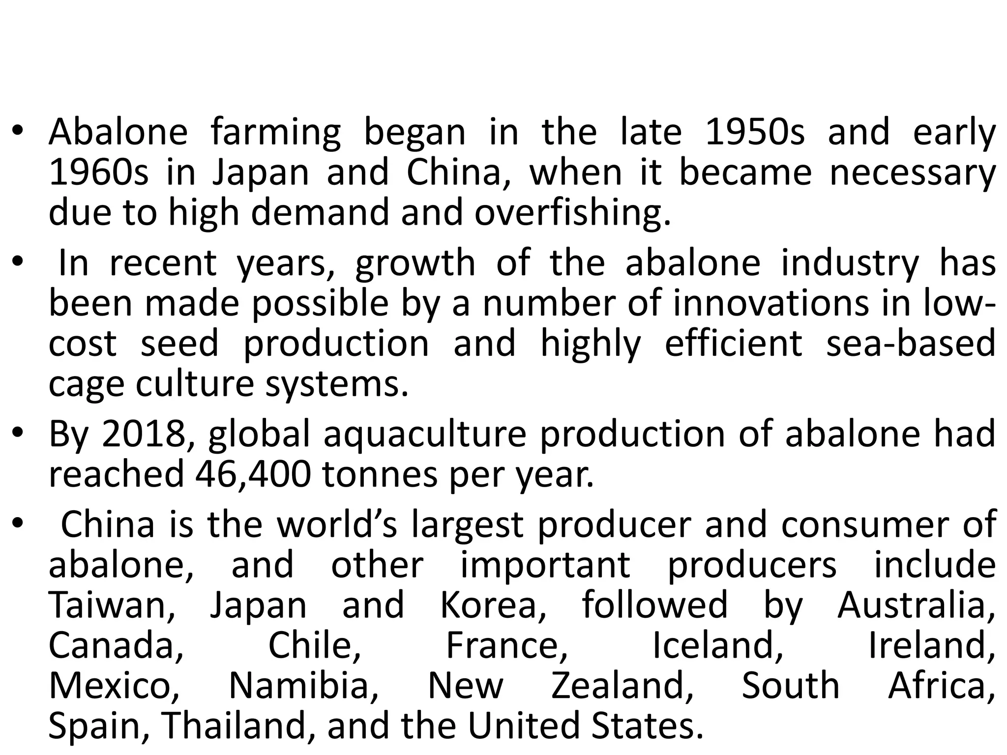 Taxonomy, biology and farming abalone.pptx