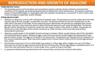 Taxonomy, biology and farming abalone.pptx | Science