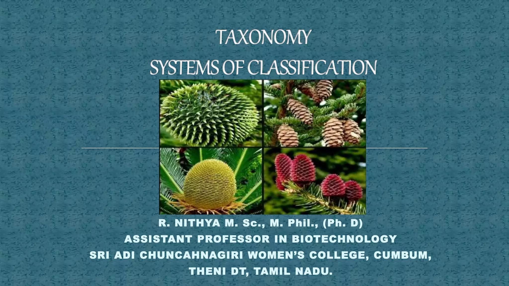 Taxonomy classification | PPTX