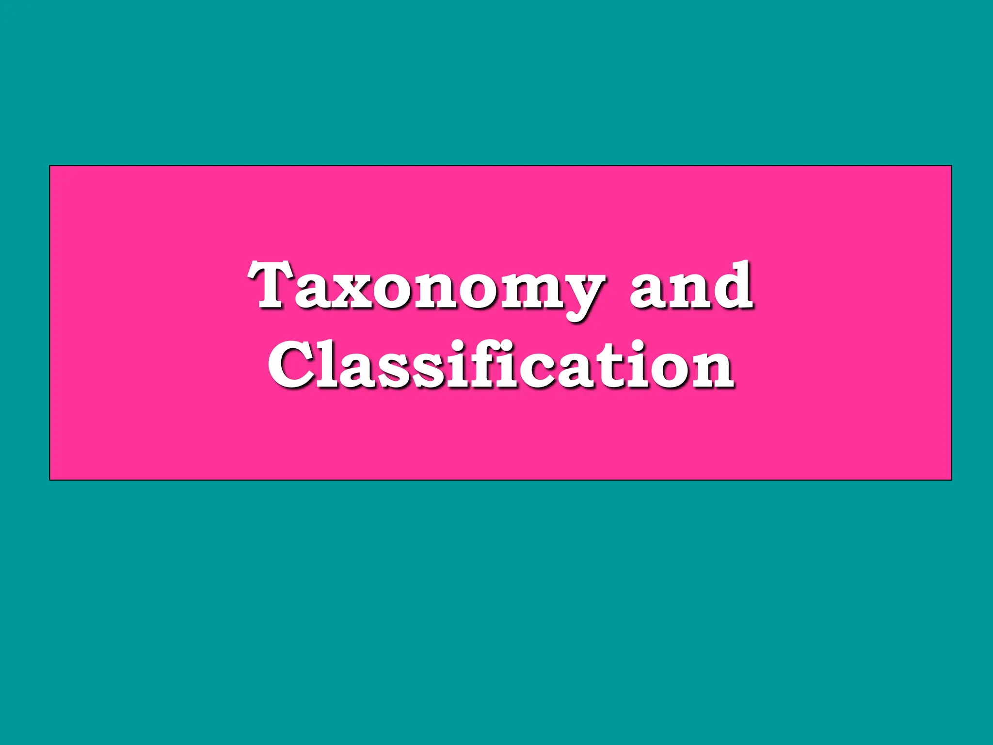 Ppt Ch 10 Taxonomy And Classification Powerpoint