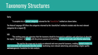 Taxonomy deep dive | PPT