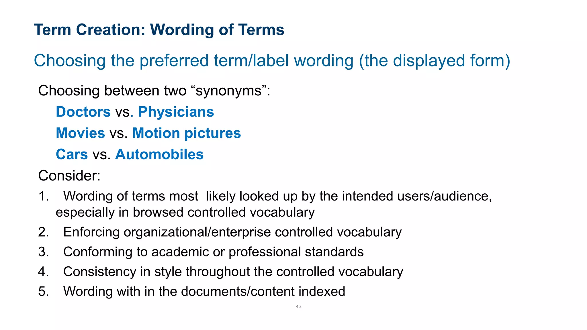 Taxonomy design best practices | PPT