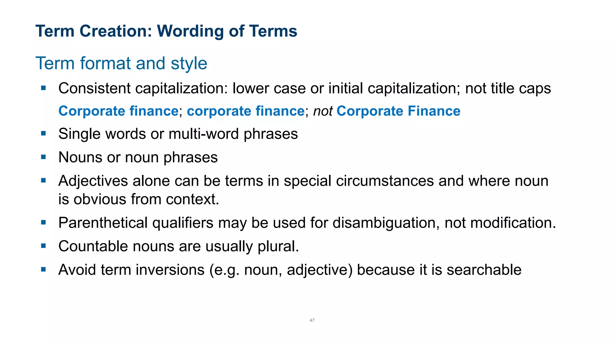 Taxonomy design best practices | PPT
