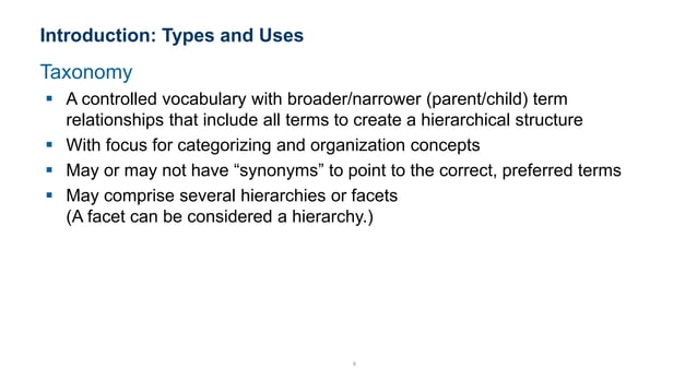 Taxonomy design best practices | PPT