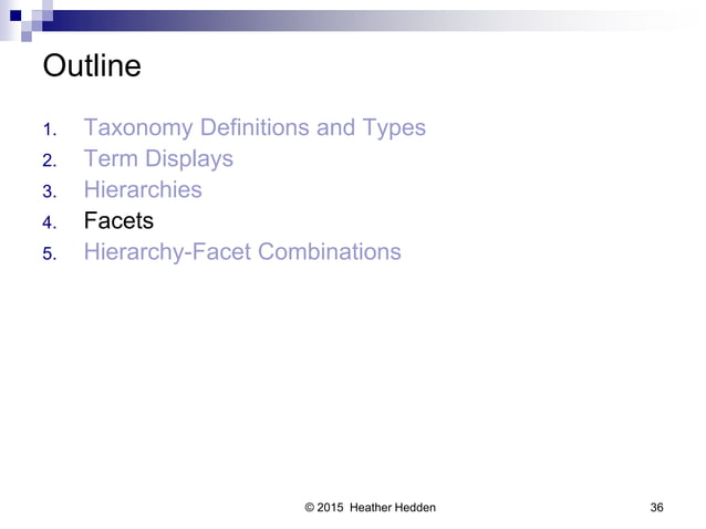 Taxonomy Displays: Bridging UX & Taxonomy Design | PPT