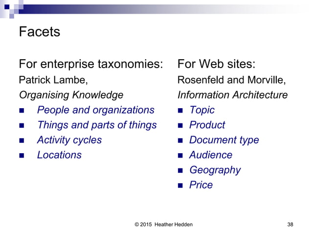 Taxonomy Displays: Bridging UX & Taxonomy Design | PPT