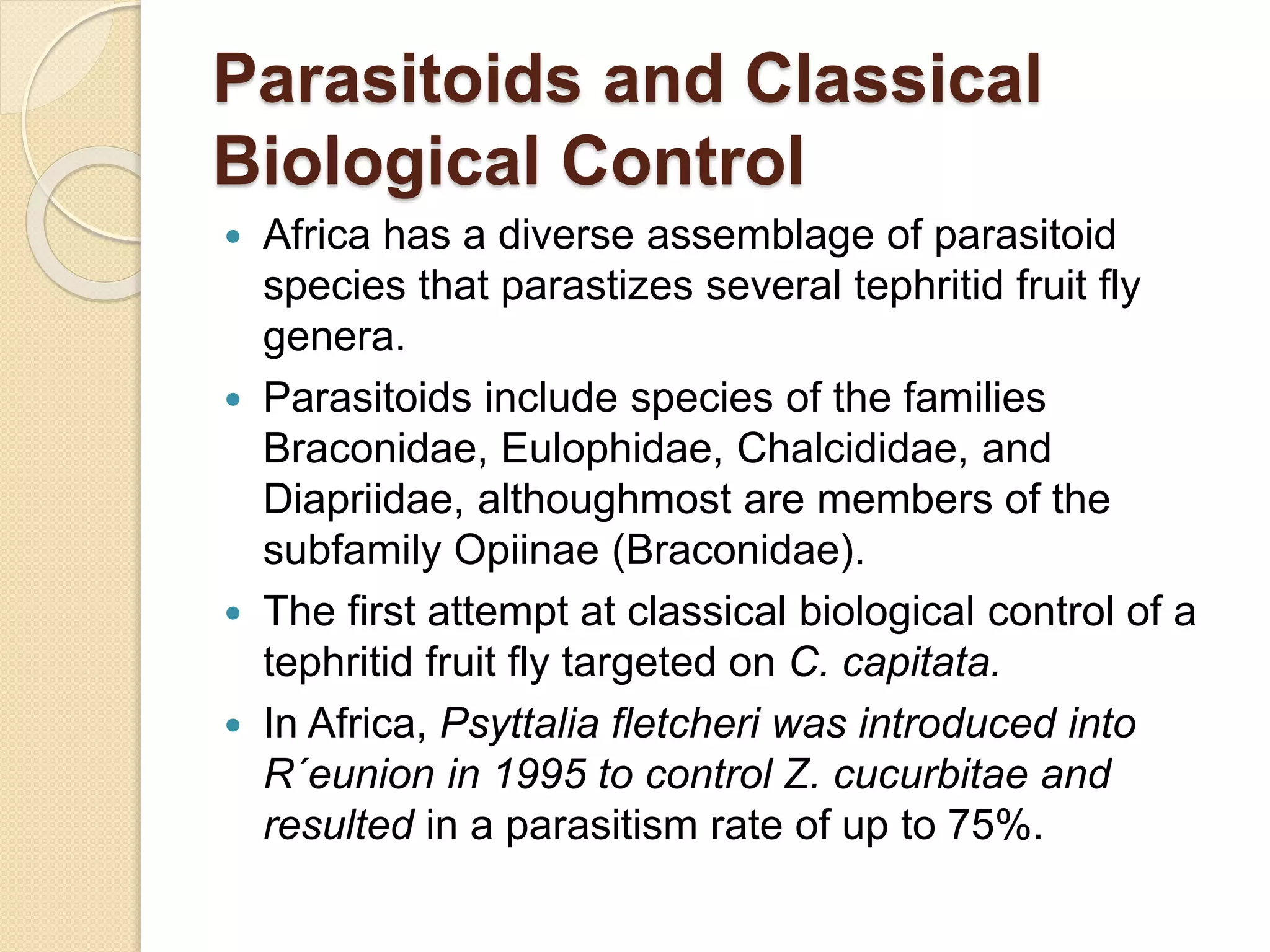 Taxonomy, ecology and management of native and | PPTX