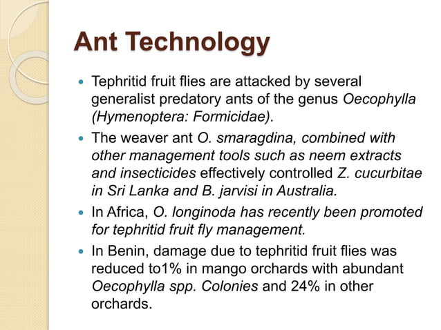 Taxonomy, ecology and management of native and | PPT