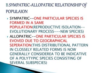 different kinds of taxonomic characters and its function | PPTX