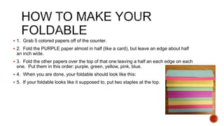 Taxonomy foldable ppt (2) | PPTX