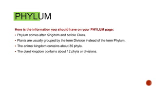 Taxonomy foldable ppt (2) | PPTX