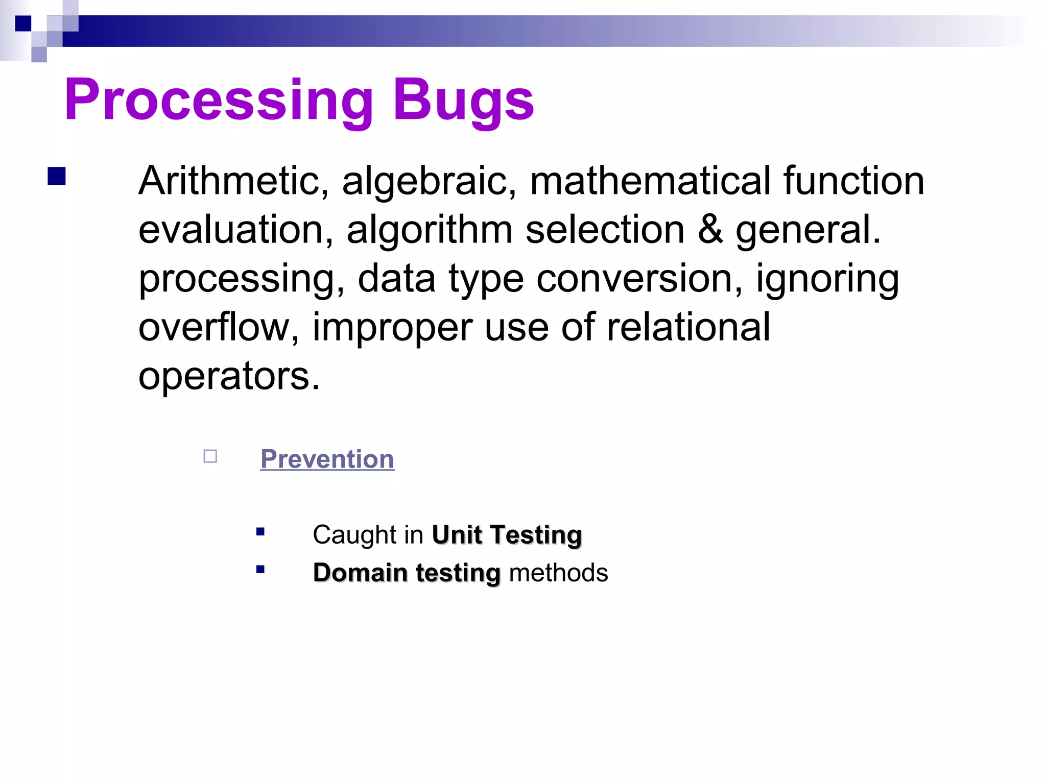 Taxonomy for bugs | PPT