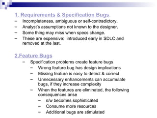 Taxonomy for bugs | PPT