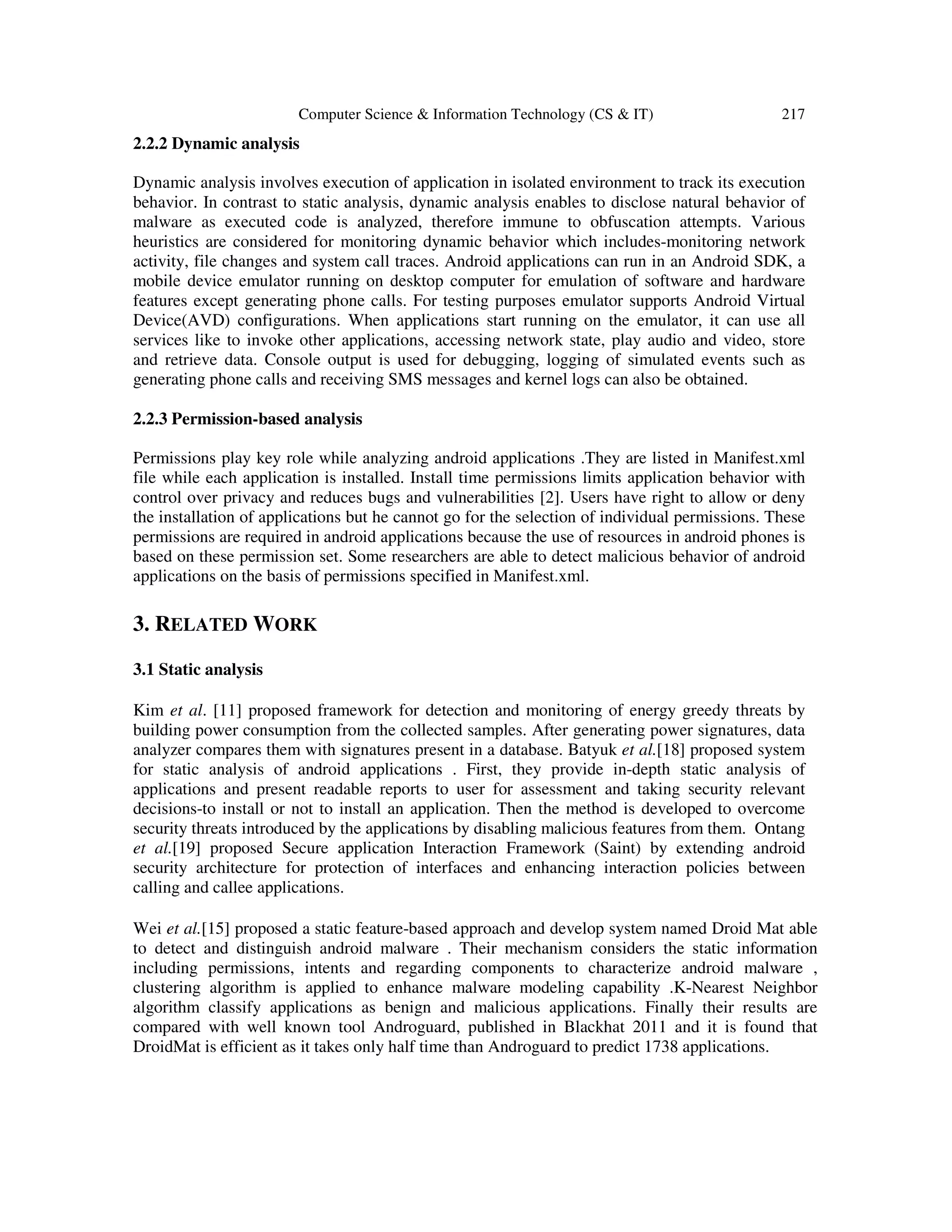 Taxonomy mobile malware threats and detection techniques | PDF Taxonomy mobile malware threats and detection techniques | PDF