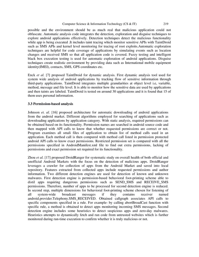 Taxonomy mobile malware threats and detection techniques | PDF Taxonomy mobile malware threats and detection techniques | PDF